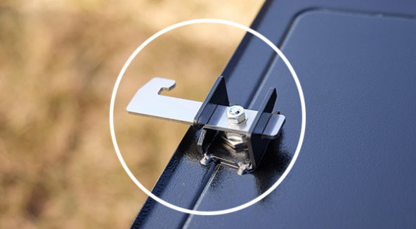 Black Secure Curbside Locking Mailbox | MailCase