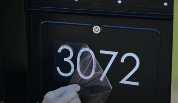 Reflective Mailbox Numbers (Decal shipped free via USPS) | MailCase